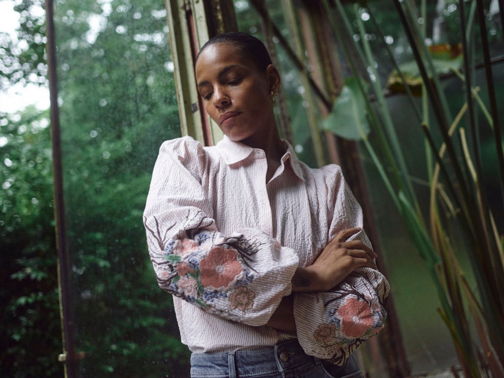 Mos Mosh Ciu Oxford Shirt Peachy | Alana Interiors | Alana Rewards